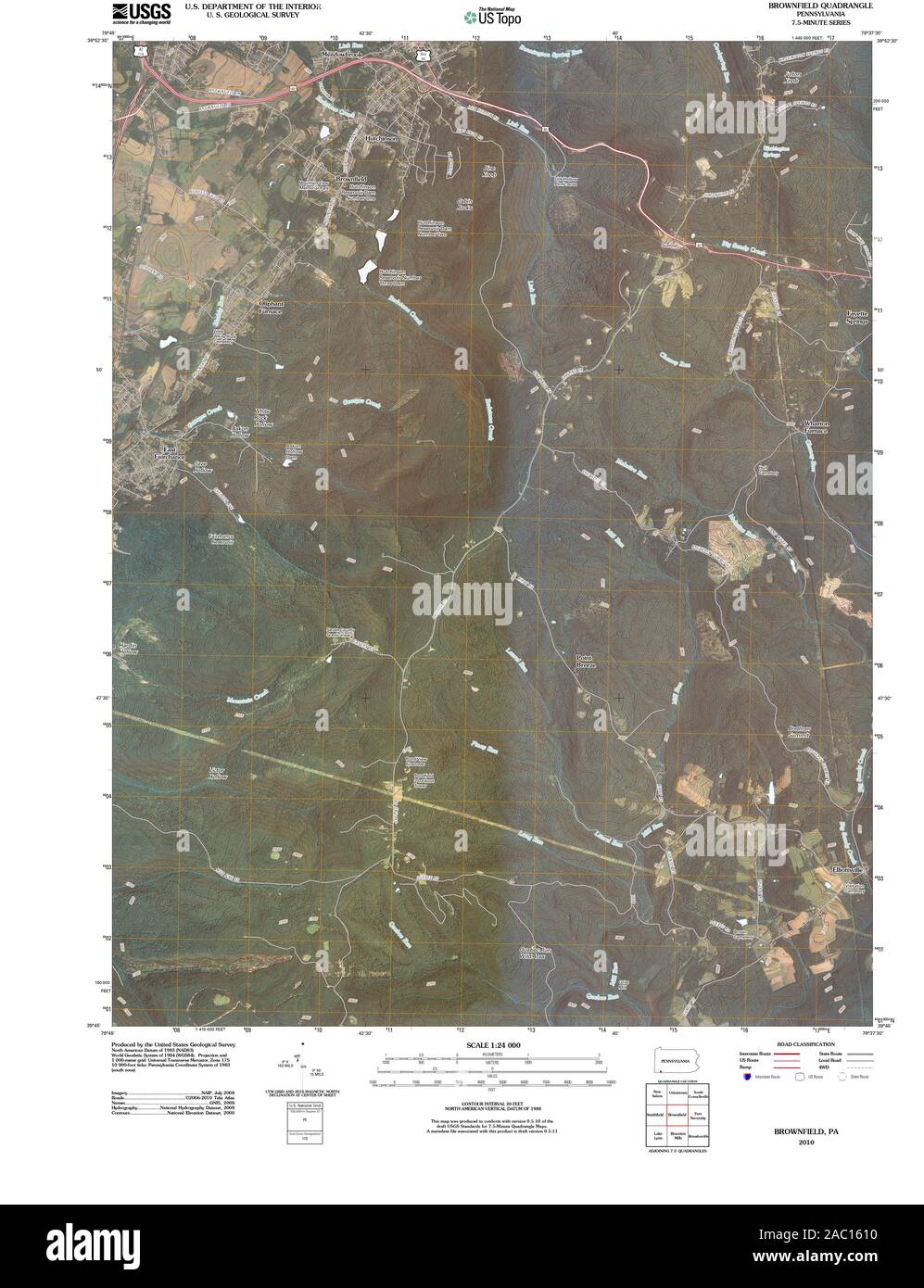 Map of brownfield hi-res stock photography and images - Alamy