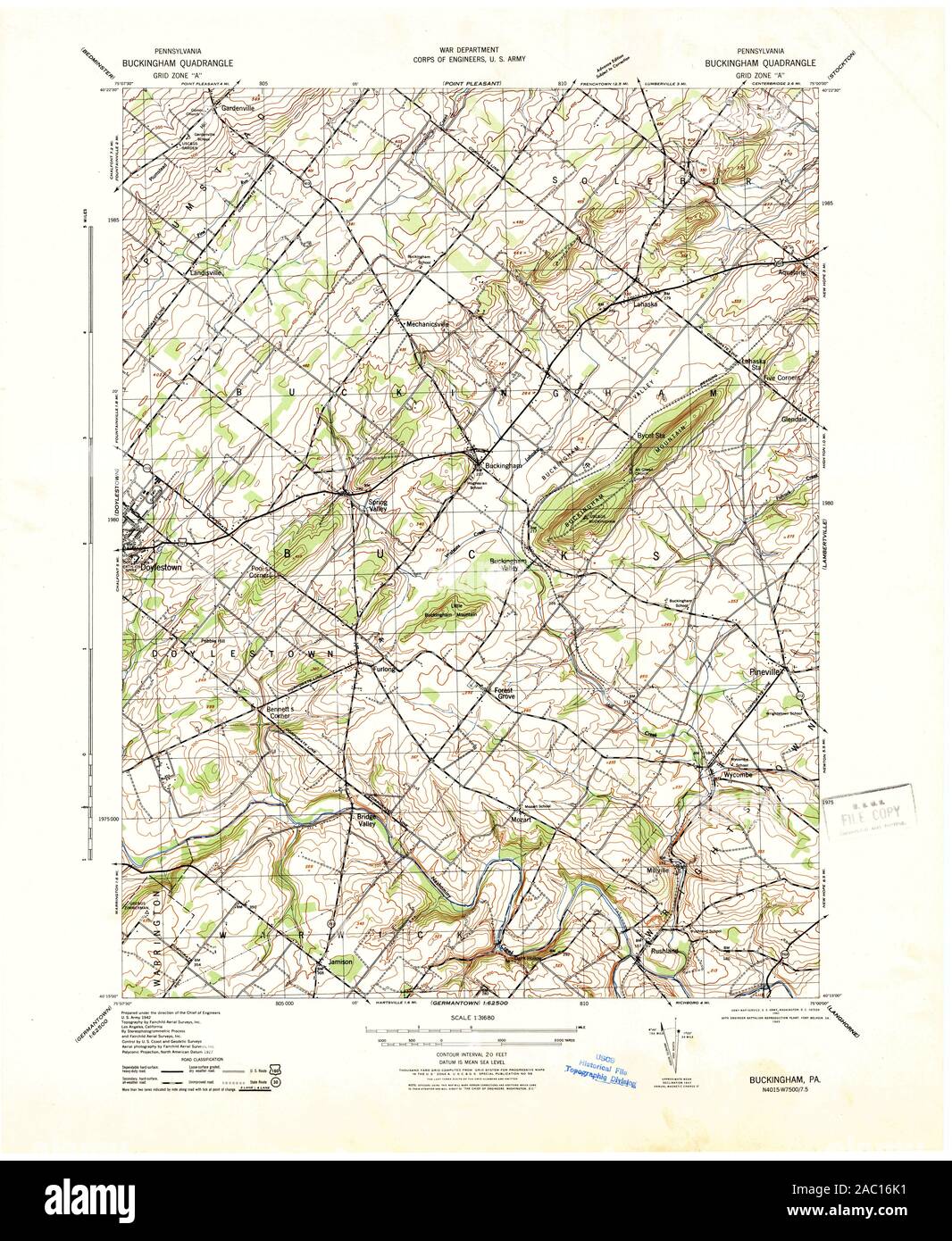 Map of buckingham Cut Out Stock Images & Pictures - Alamy