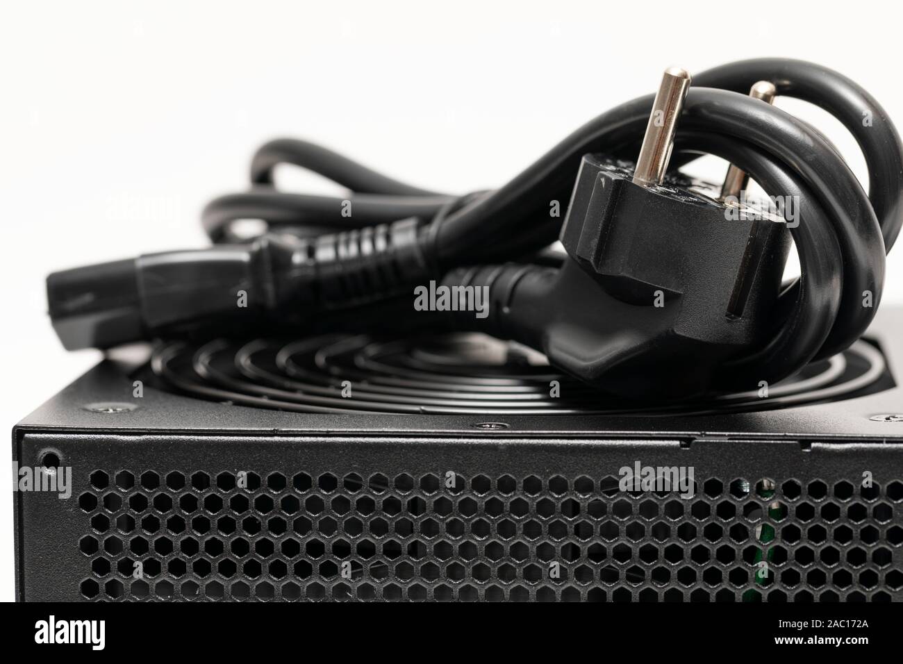 Modular power supply with cables for desktop pc Stock Photo - Alamy