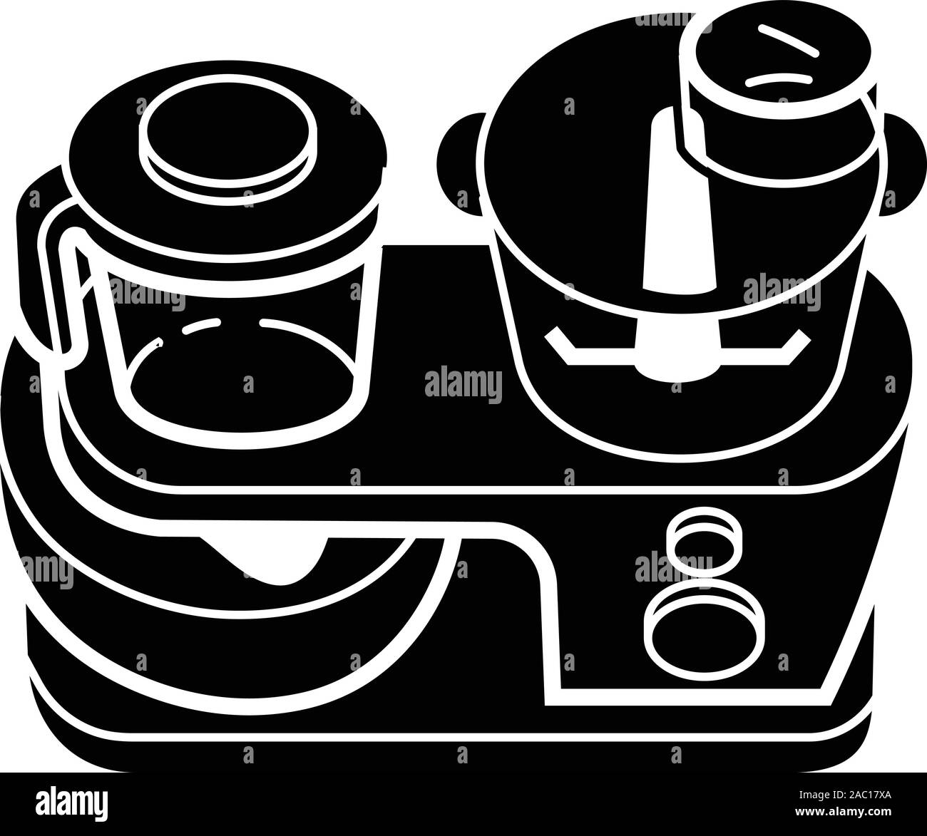 Food processor blending Stock Vector Images - Alamy