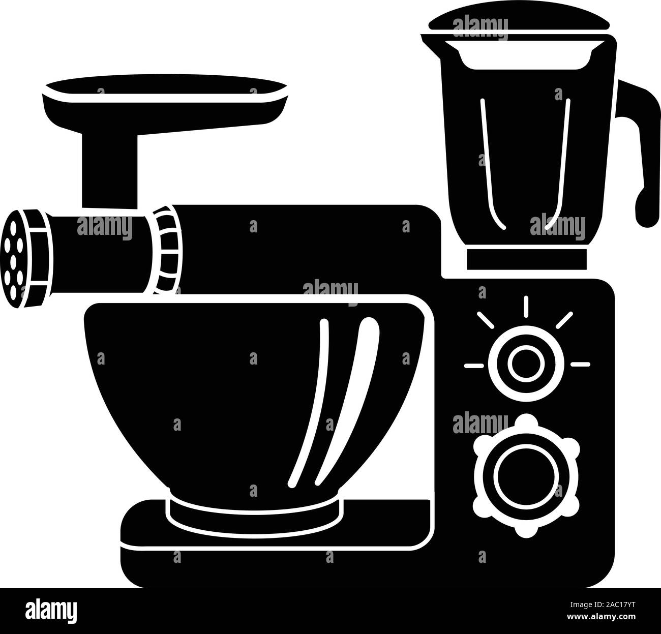 Food mixer icon, simple style Stock Vector Image & Art - Alamy