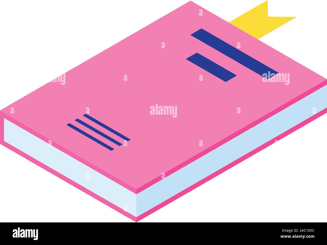 Pink book icon, isometric style Stock Vector Image & Art - Alamy