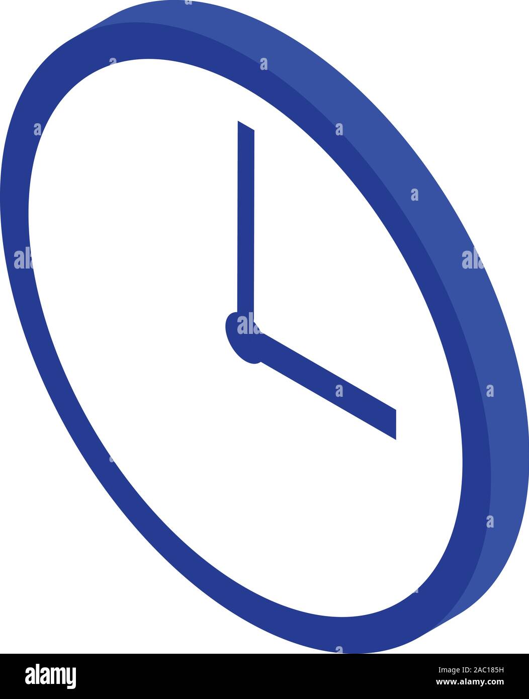 Alarm clock plate 3d Stock Vector Images - Alamy