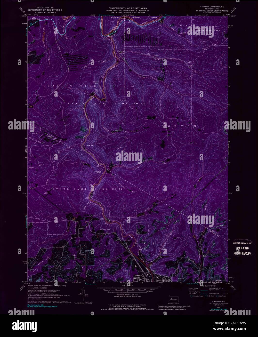 Map of carman hi-res stock photography and images - Alamy