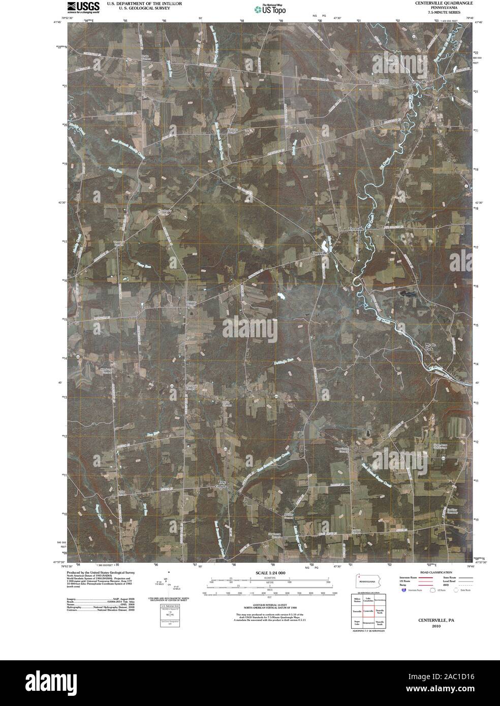 Map of centerville hi-res stock photography and images - Alamy