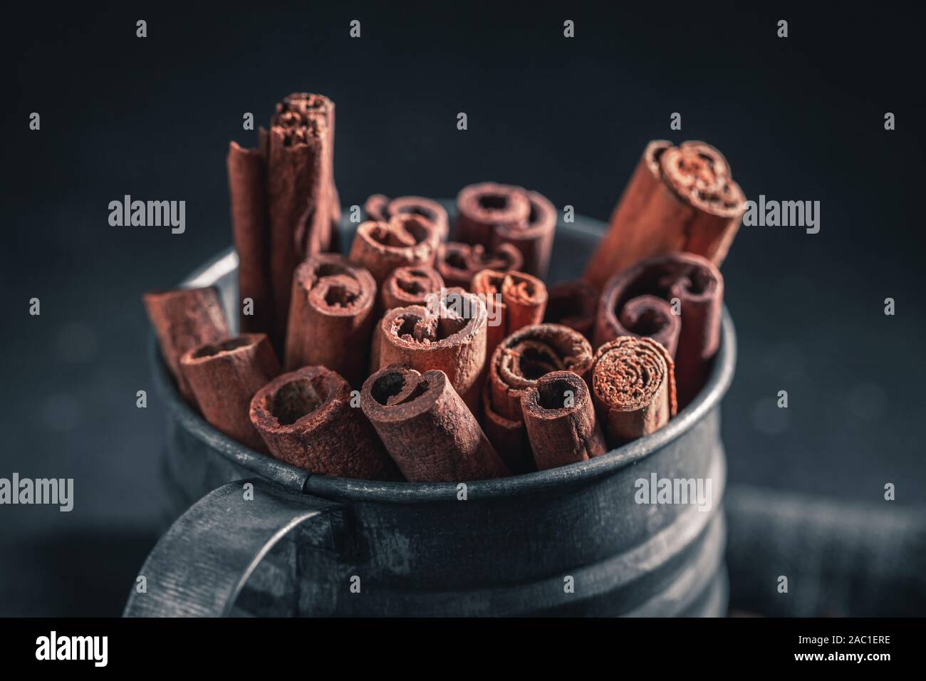 Aromatic cinnamon sticks as oldest spice in the world Stock Photo - Alamy