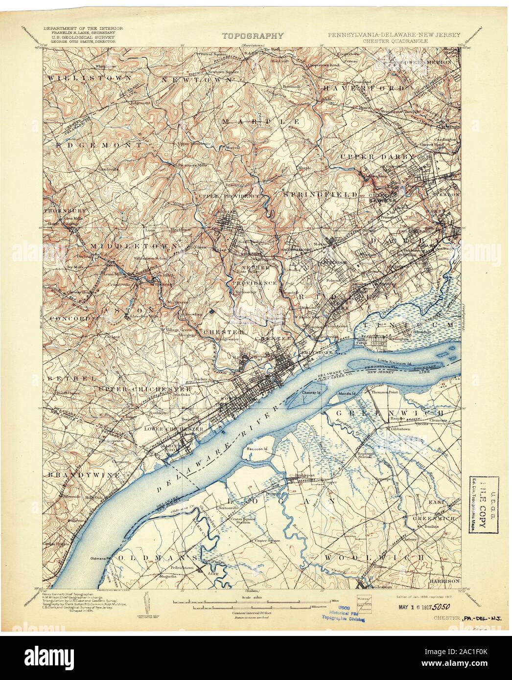 Chester pennsylvania map hi-res stock photography and images - Alamy