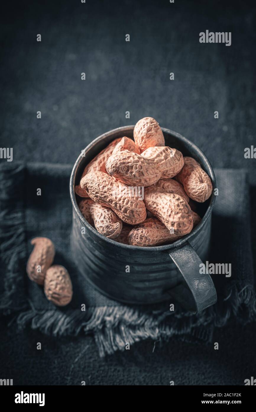Fresh peanuts with as a healthy and good snack Stock Photo - Alamy