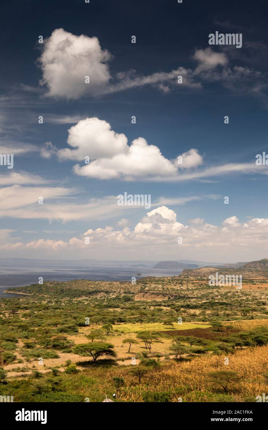 Ethiopia, Rift Valley, Oromia, Abijatta-Shalla National Park, elevated ...