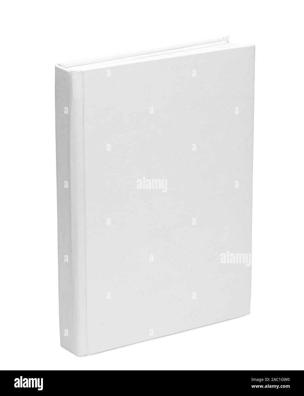 White paper book blank template isolated on white background. mock-up ...