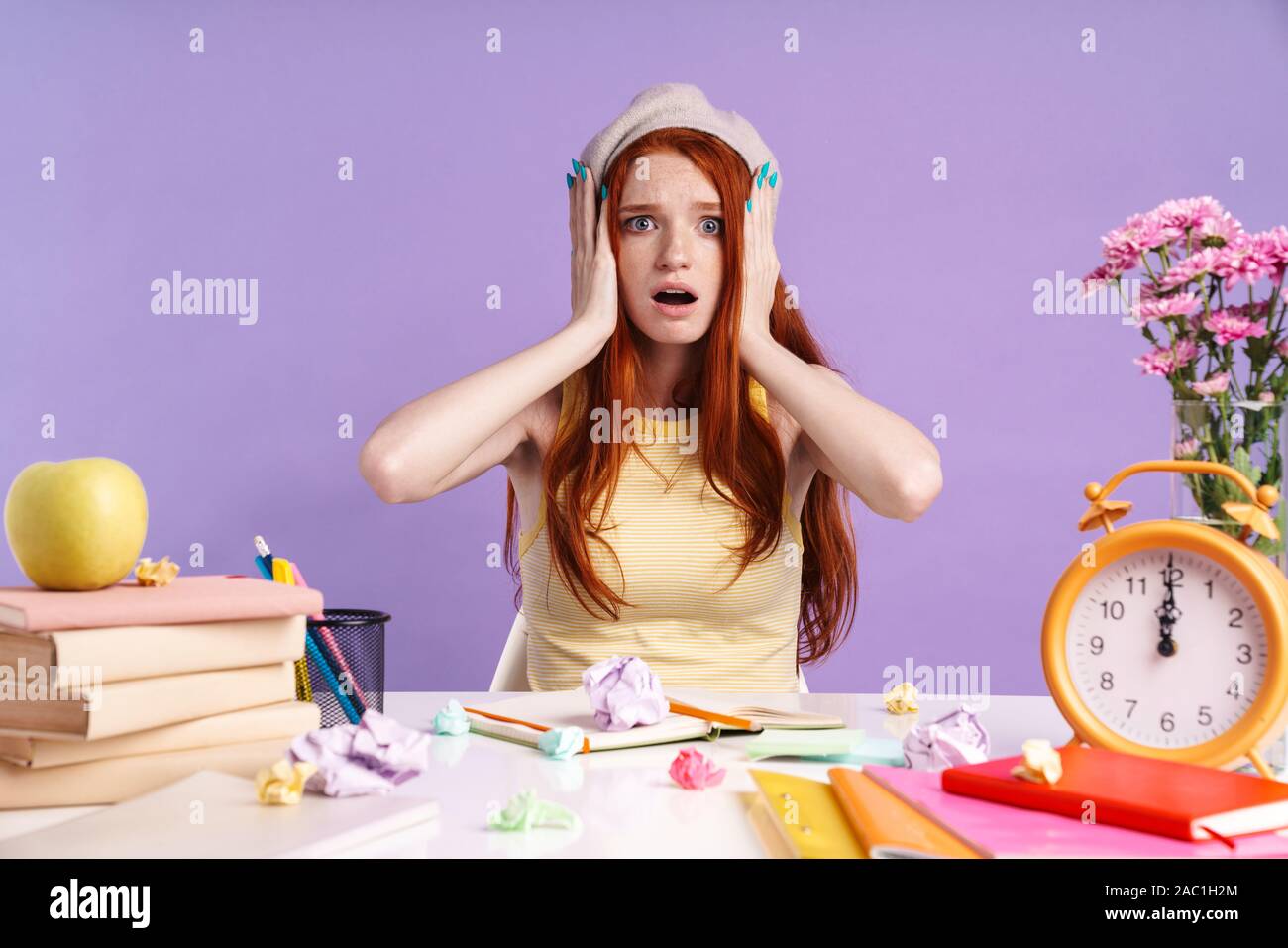 Disappointed student portrait hi-res stock photography and images - Alamy
