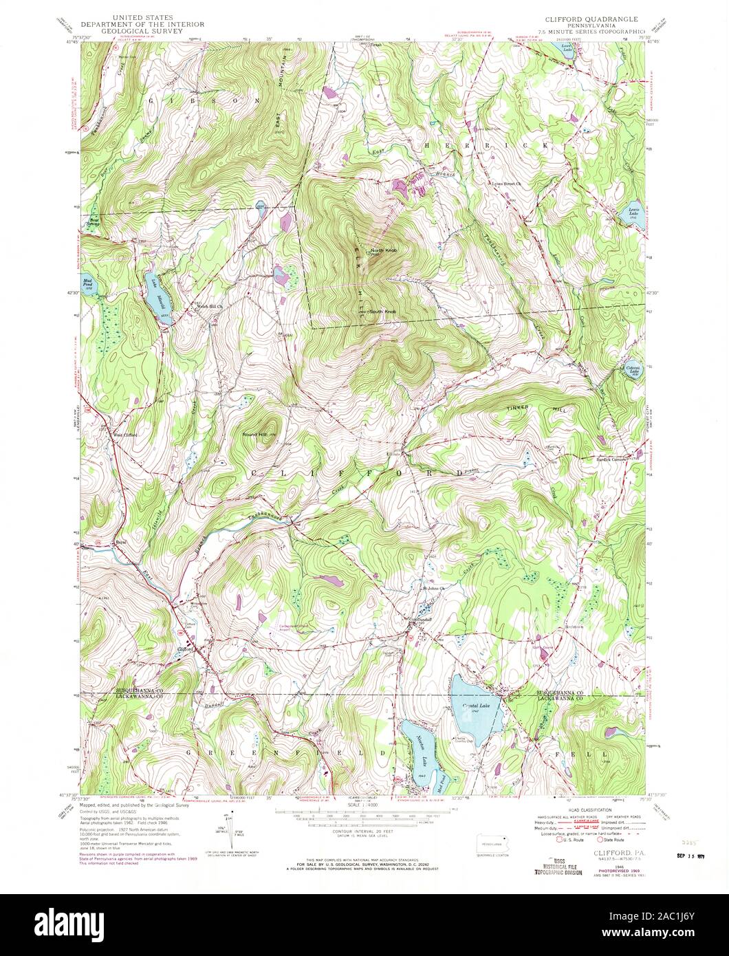 Map of clifford Cut Out Stock Images & Pictures - Alamy