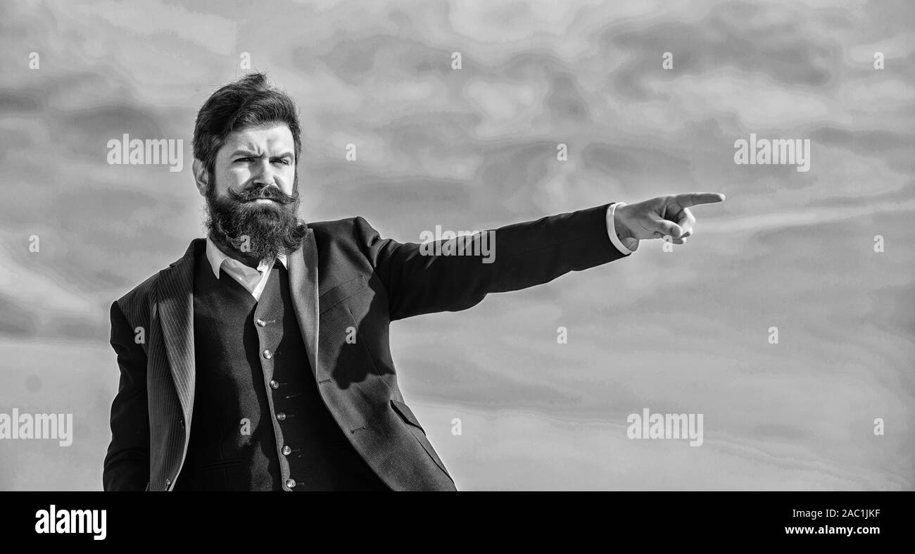 This way. Changing course. Business direction. Looking for ...