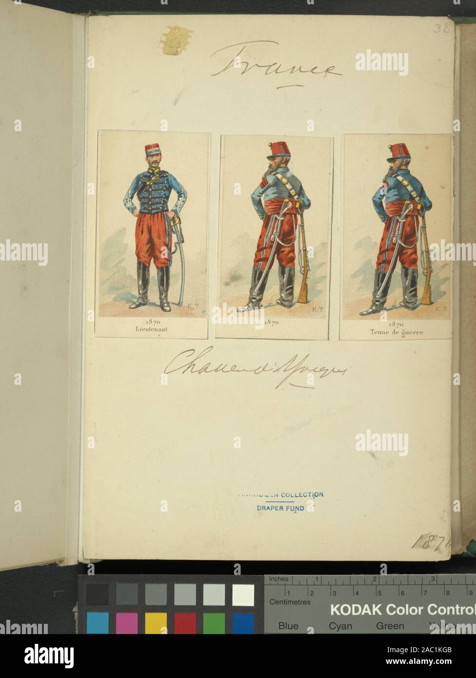 Soldier of France, French, 1870 France, 1870; France, 1870 Stock Photo ...