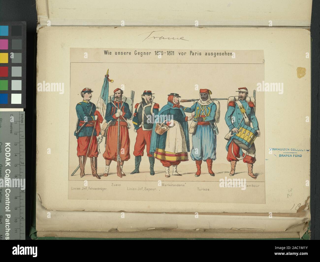 Soldier of France, French, 1870 France, 1870; France, 1870 Stock Photo ...