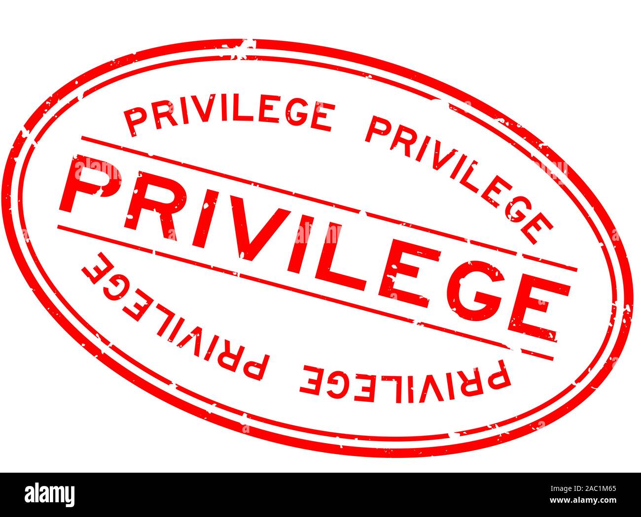 Grunge red privilege word oval rubber seal stamp on white background Stock Vector Image & Art ...
