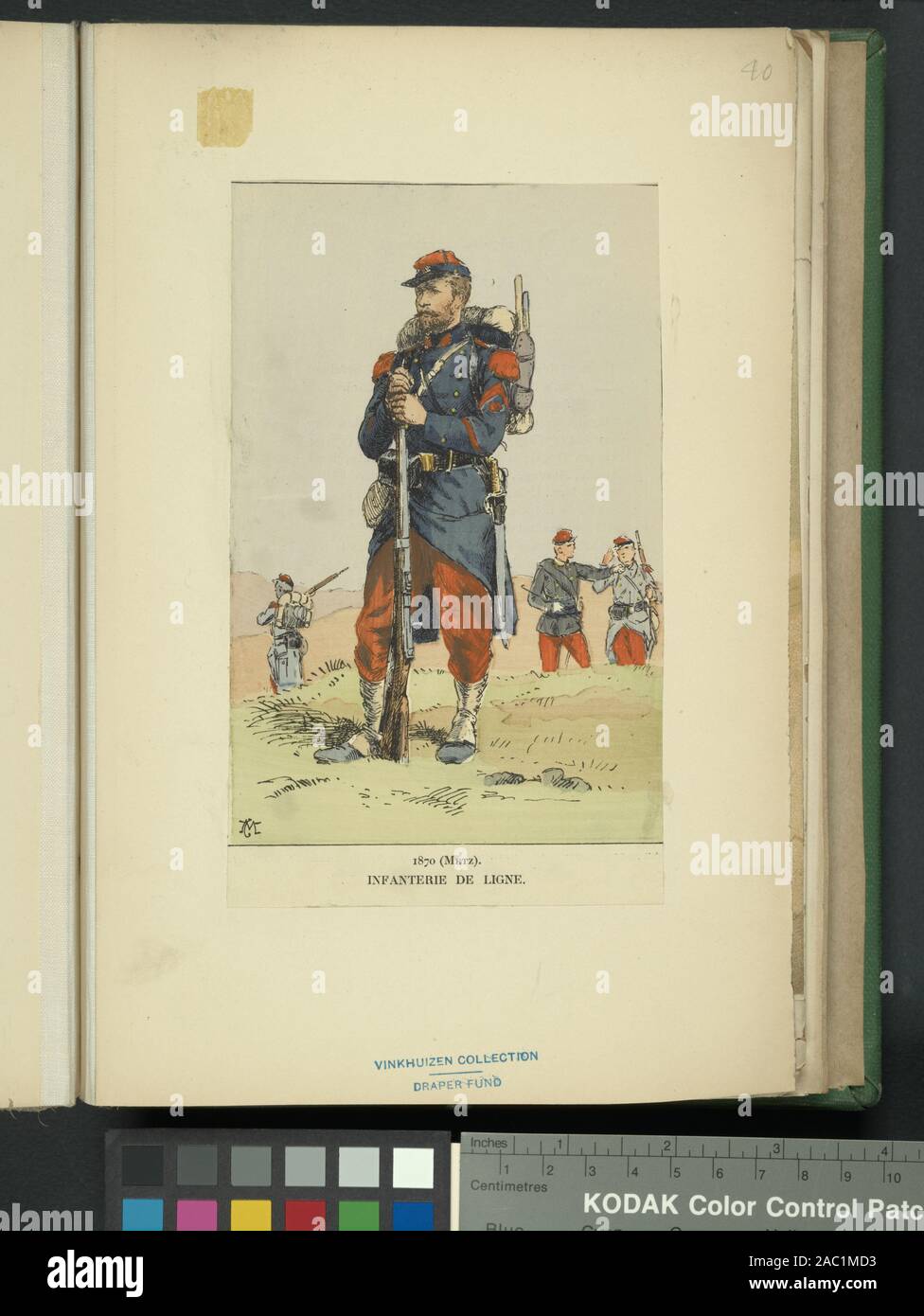 Soldier of France, French, 1870 France, 1870; France, 1870 Stock Photo ...