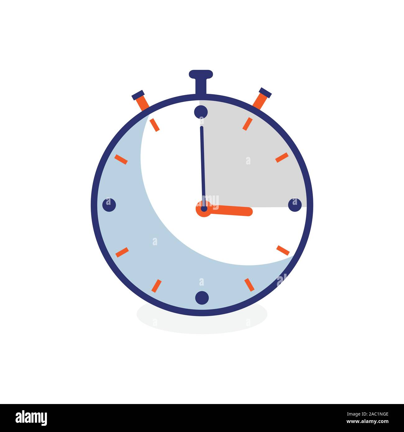 Clock hands hand dial Stock Vector Images - Alamy