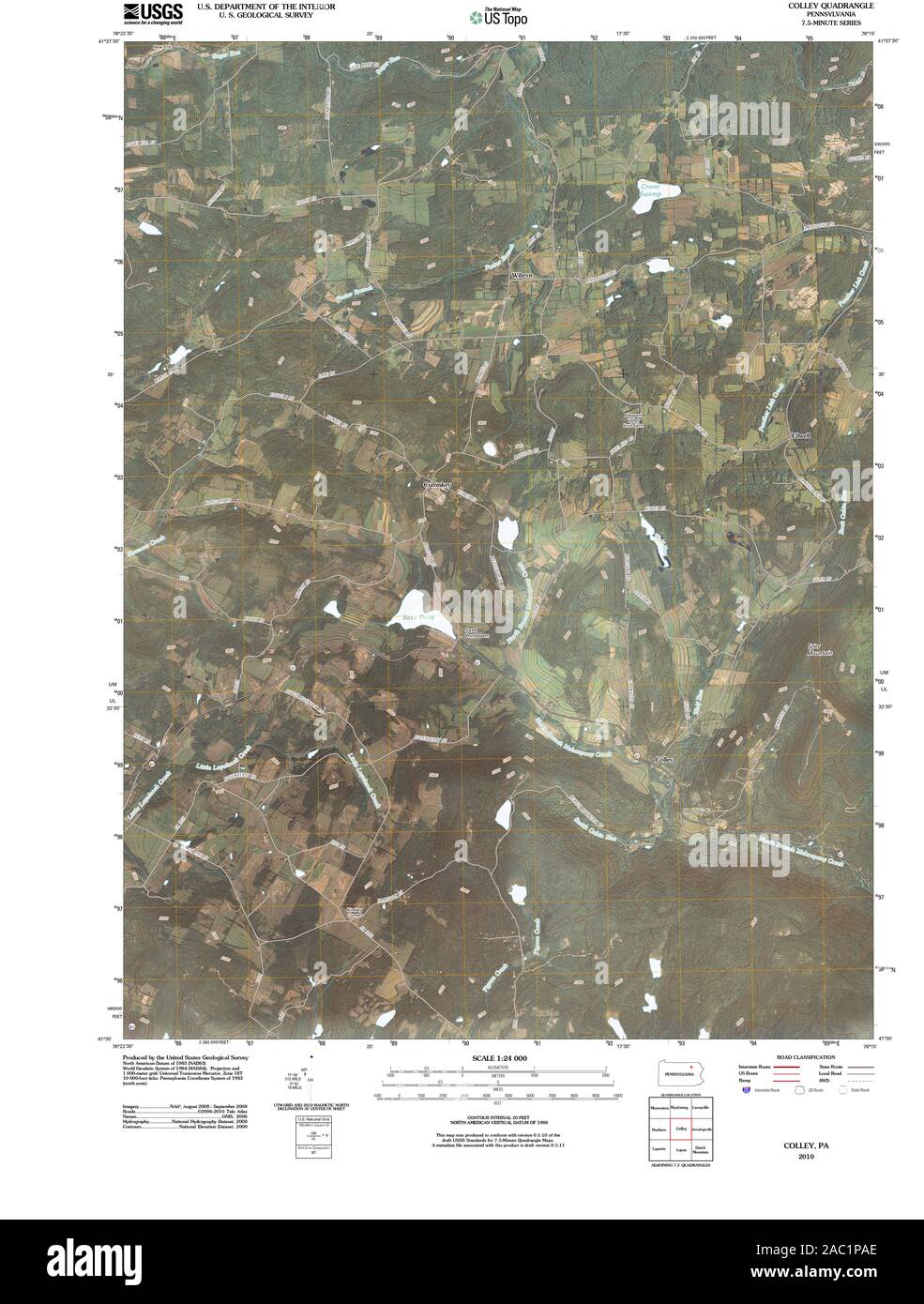 Pennsylvania geological map hi-res stock photography and images - Alamy