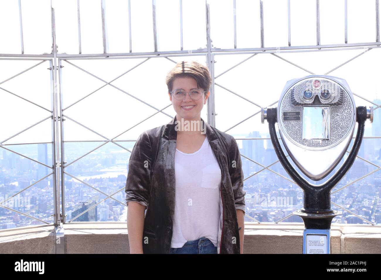 The cast of The Lightning Thief makes an appearance at the Empire State ...