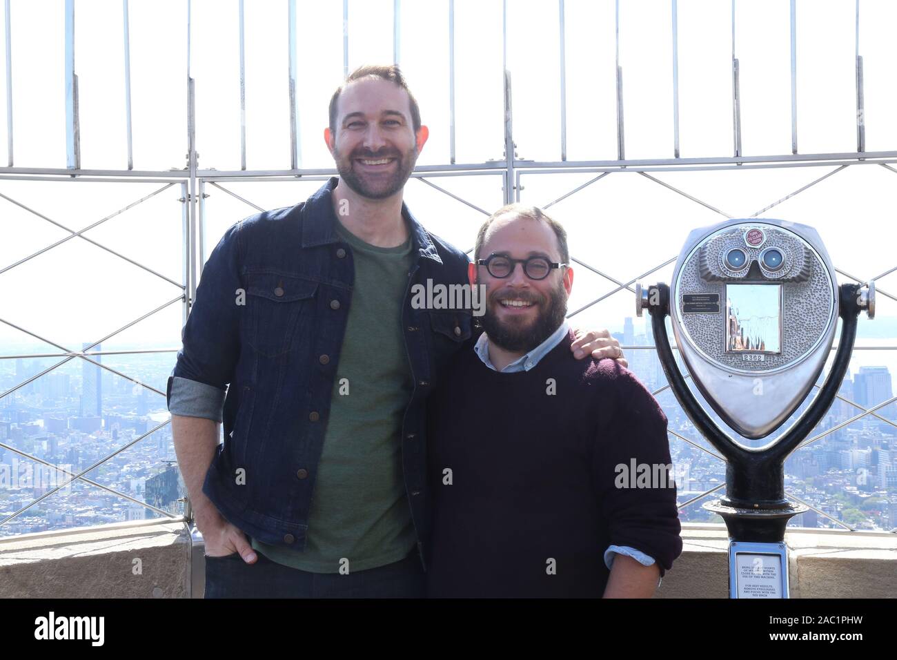The cast of The Lightning Thief makes an appearance at the Empire State ...