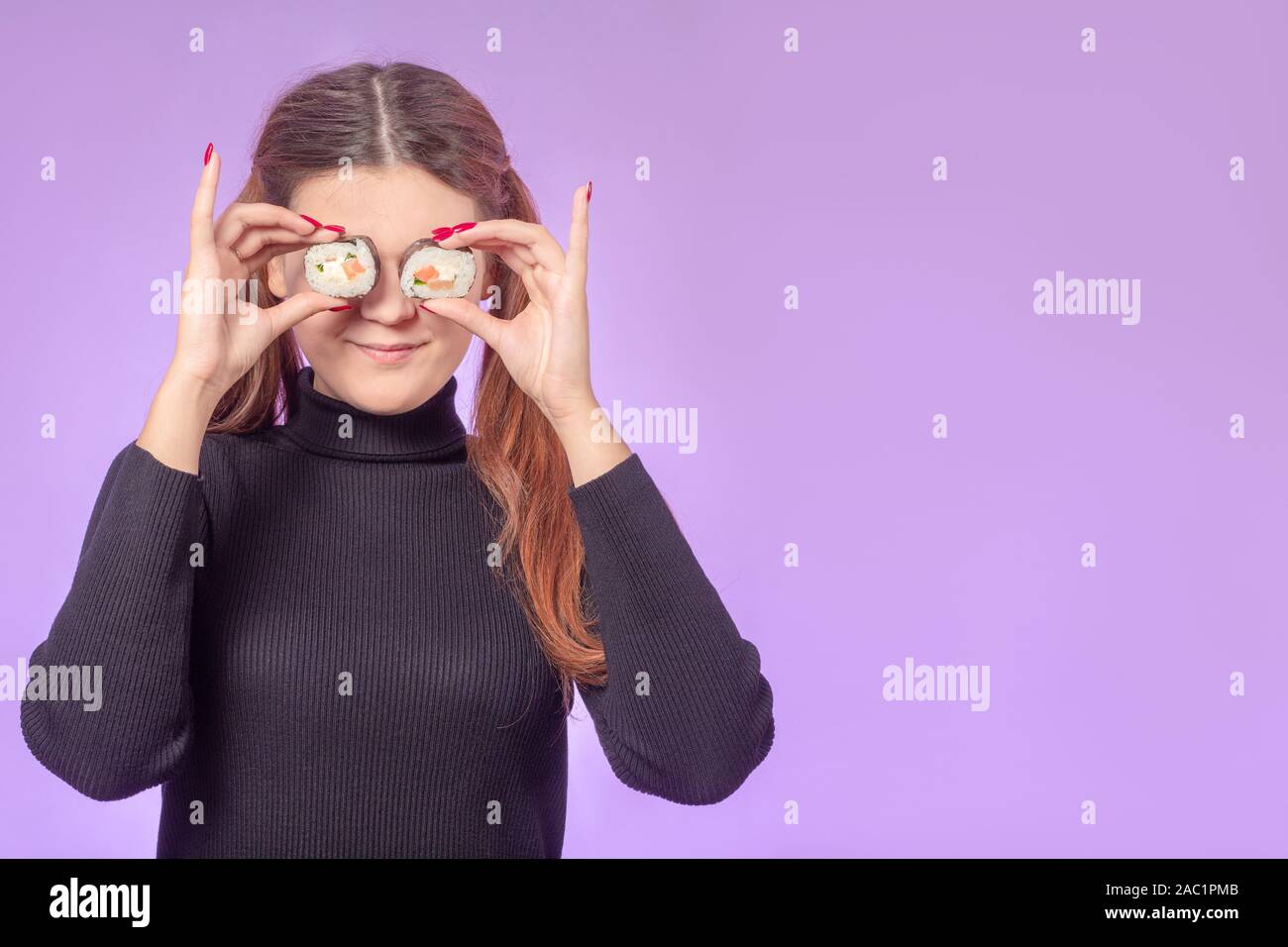 Coy Smile High Resolution Stock Photography and Images - Alamy