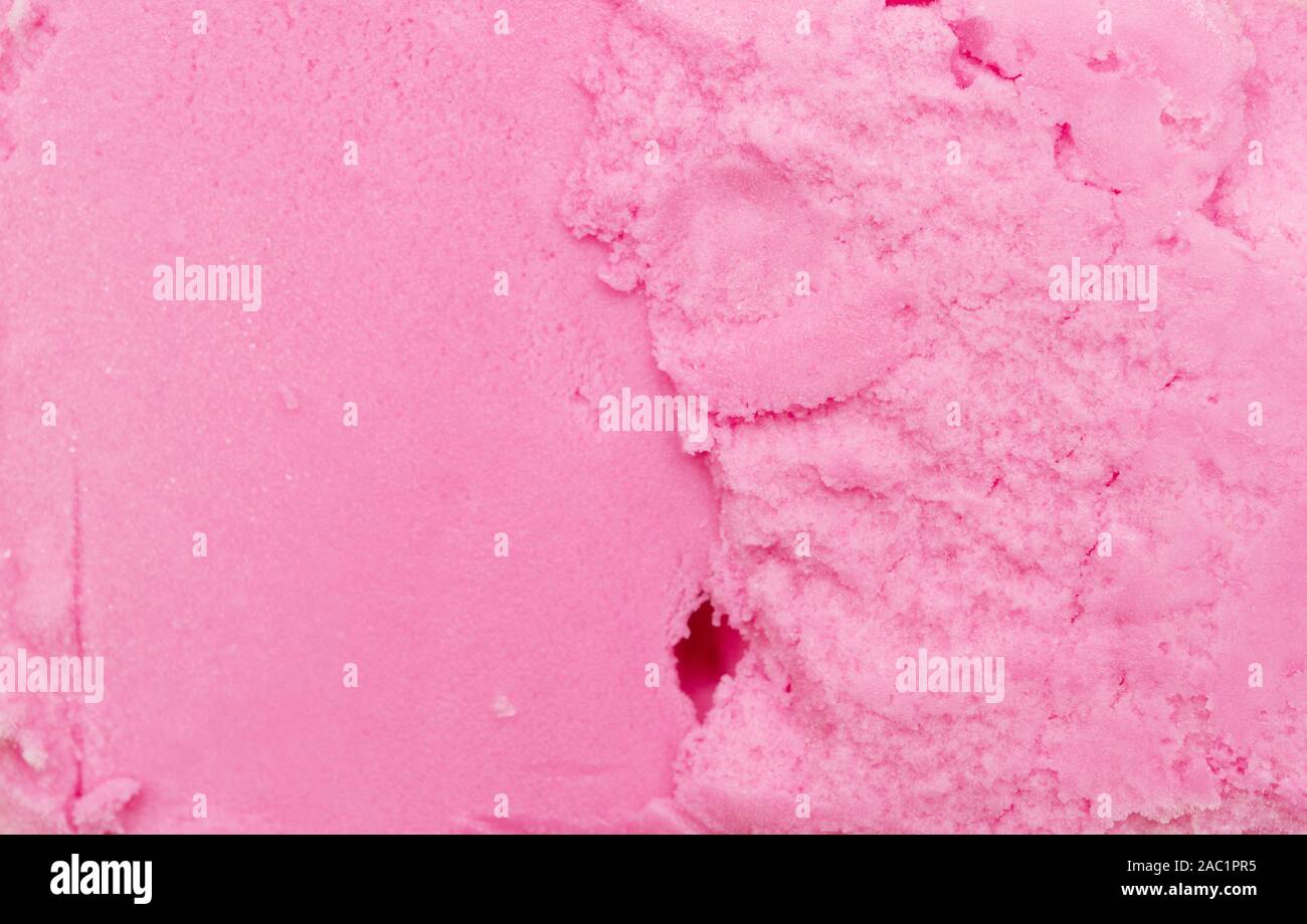 Strawberry ice cream background Stock Photo - Alamy