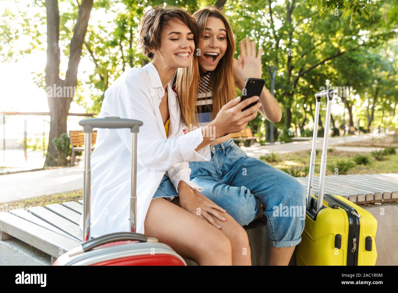 Two hands waving hi-res stock photography and images - Alamy