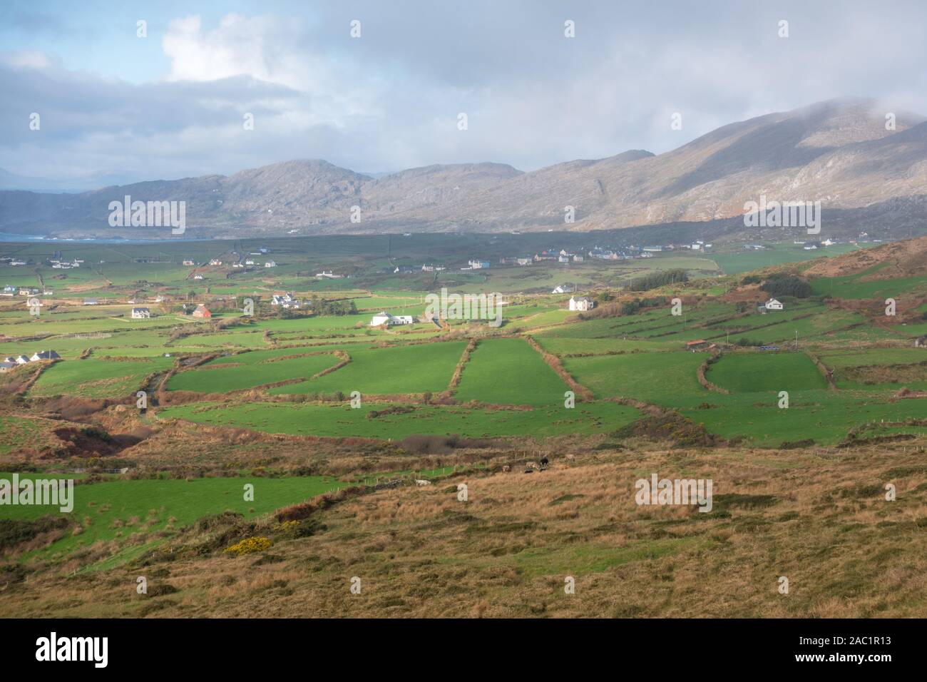 Countryside in Achilles countryside of West Cork in Ireland Stock Photo ...