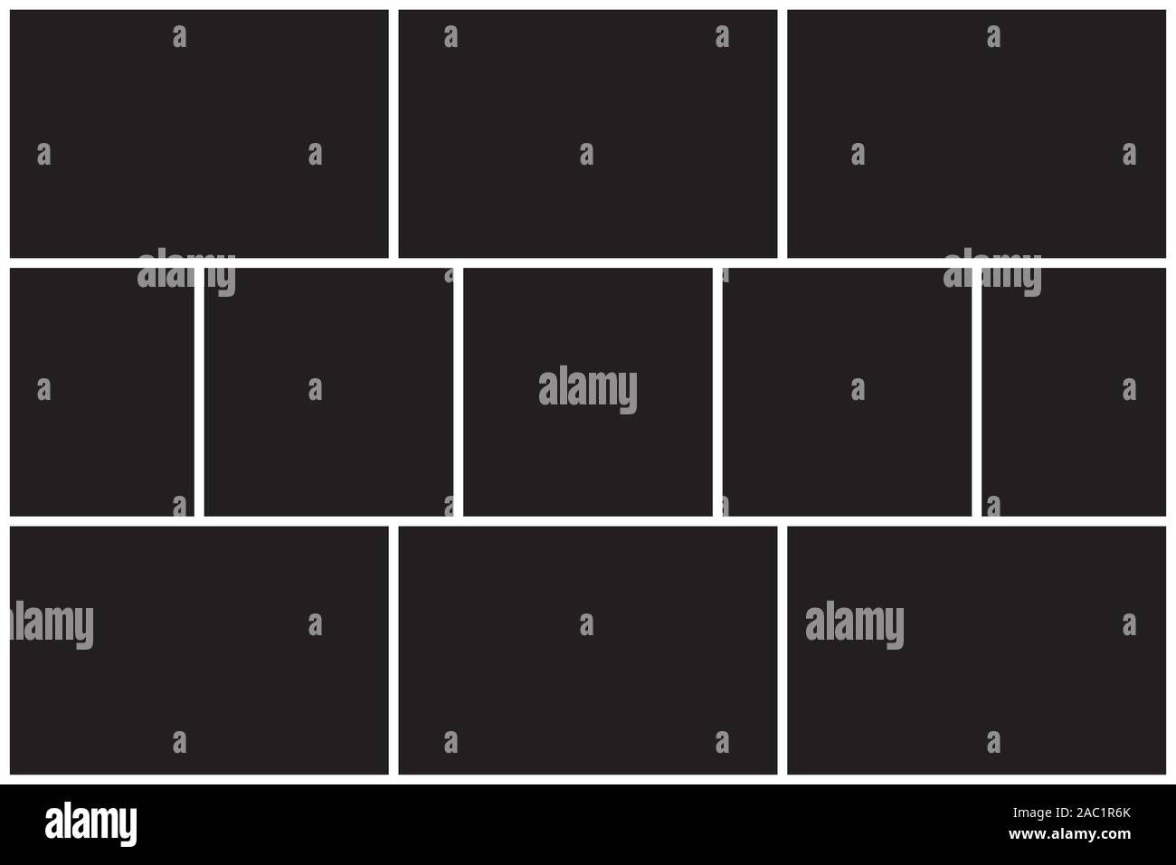 Vintage photo frame collage Stock Vector Images - Alamy