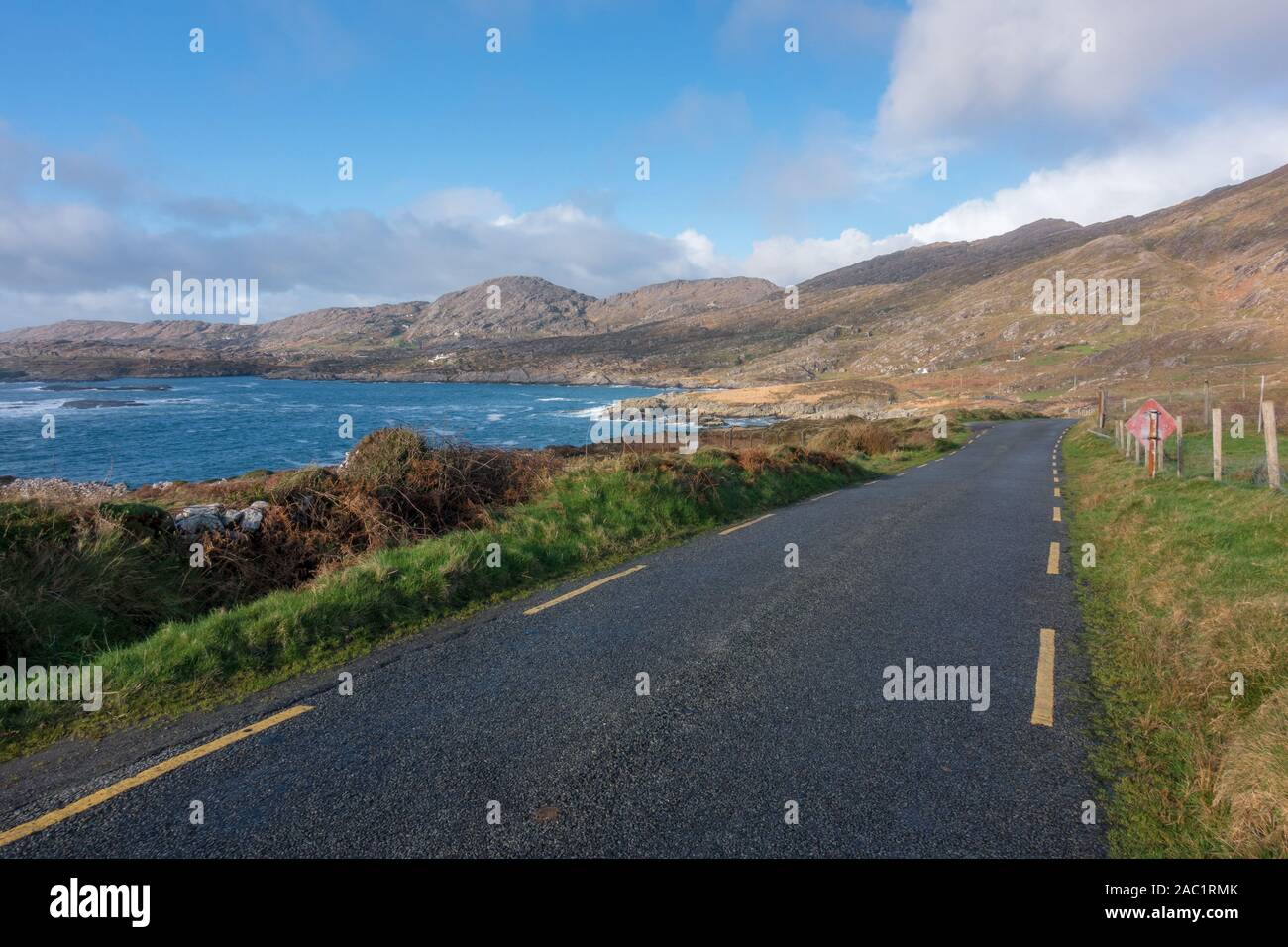 Countryside in Achilles countryside of West Cork in Ireland Stock Photo ...