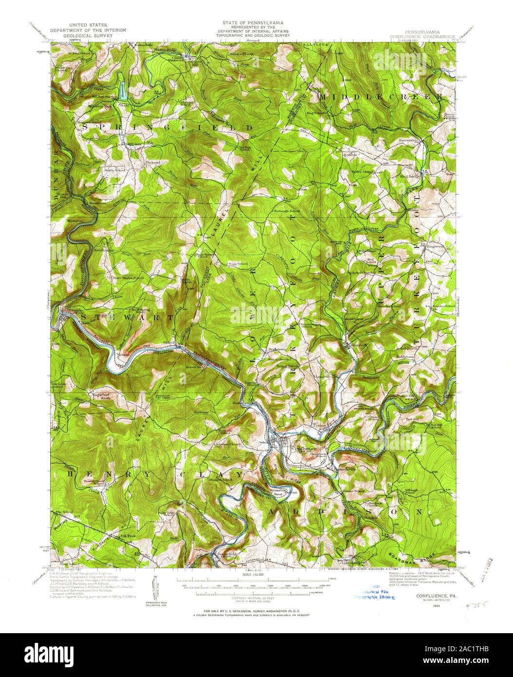 Confluence map hi-res stock photography and images - Alamy