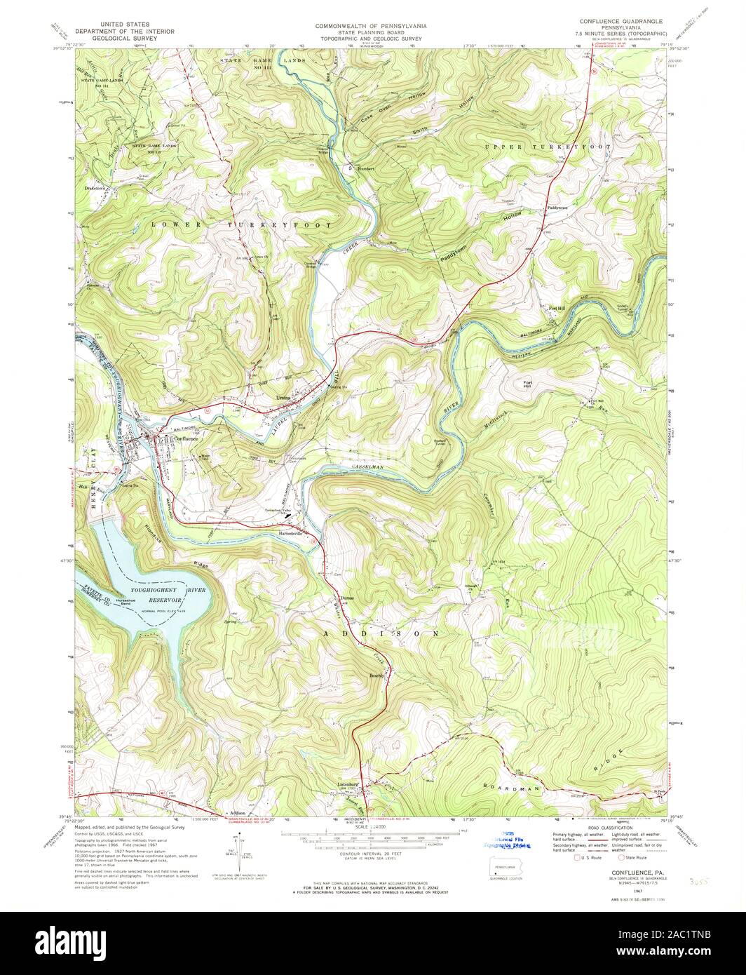 Confluence map hi-res stock photography and images - Alamy