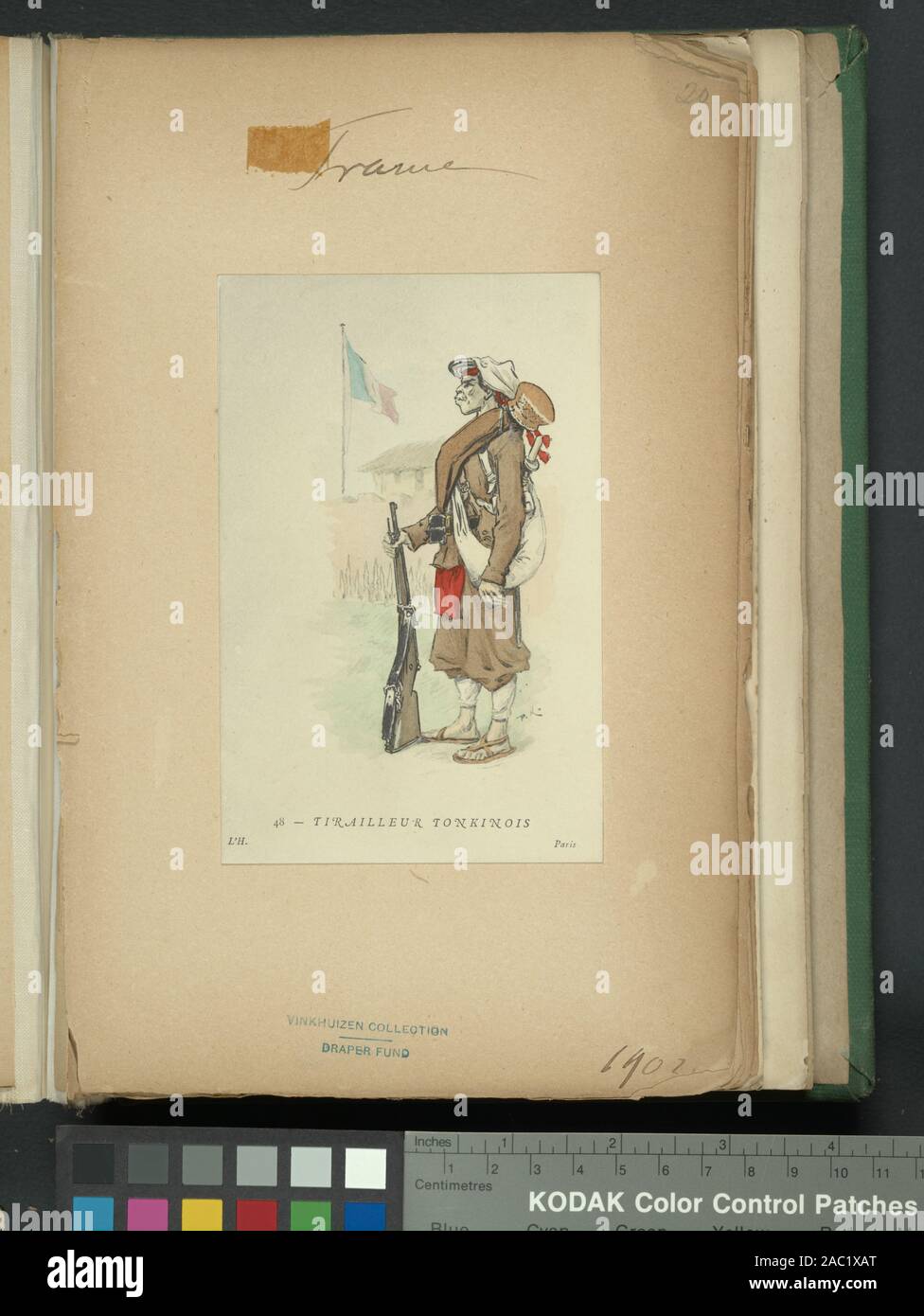 Soldier of France, French, Colonies, 1897-1904 France, Colonies, 1897 ...