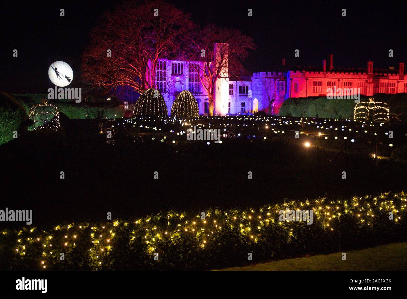 Peter Pan themed Spectacle of Light illuminations at Sudeley Castle ...