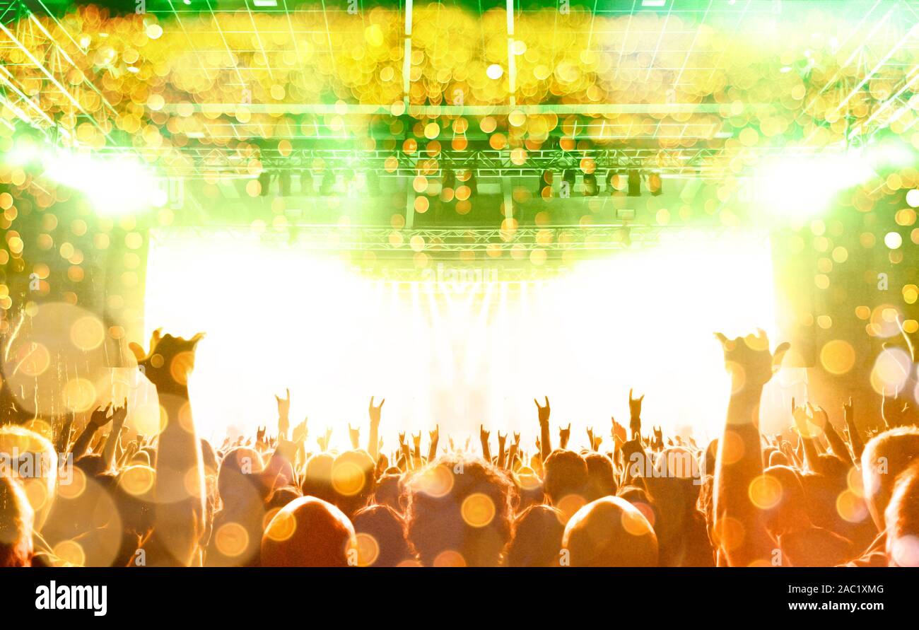 Concert Audience Stage View