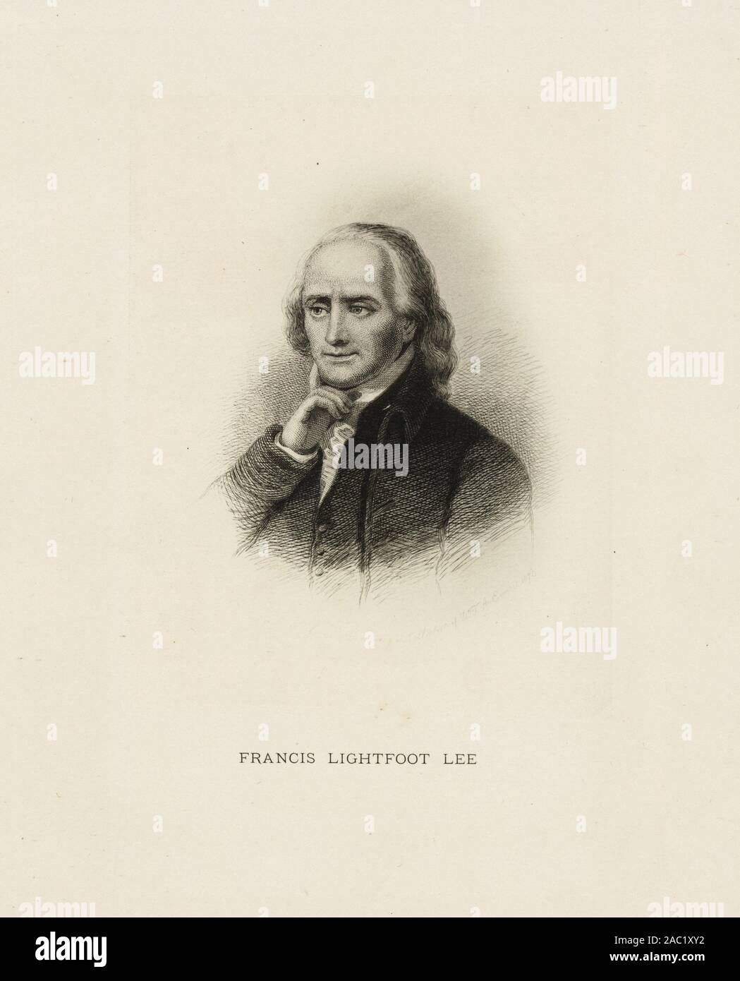 Francis Lightfoot Lee Printmakers include H.B. Hall, Albert Rosenthal ...
