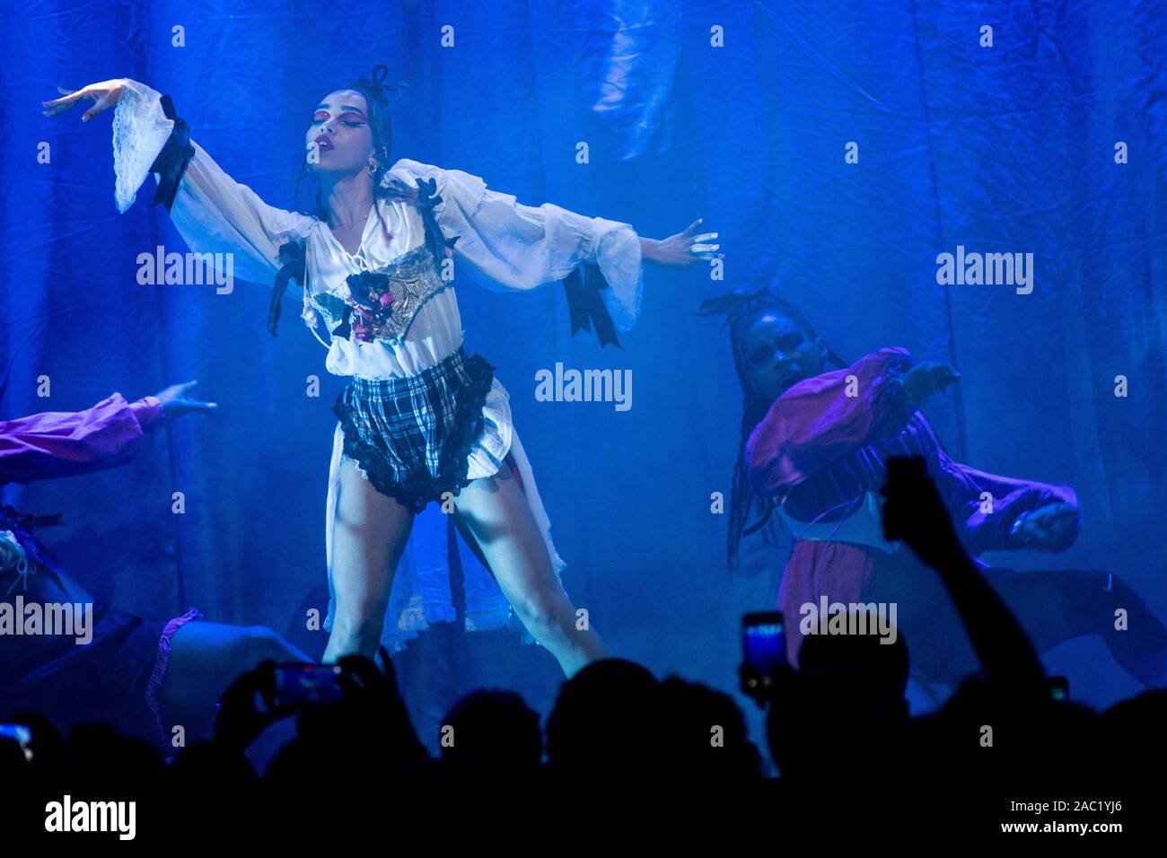 Milan Italy. 29 November 2019. The English singer/songwriter Tahliah ...