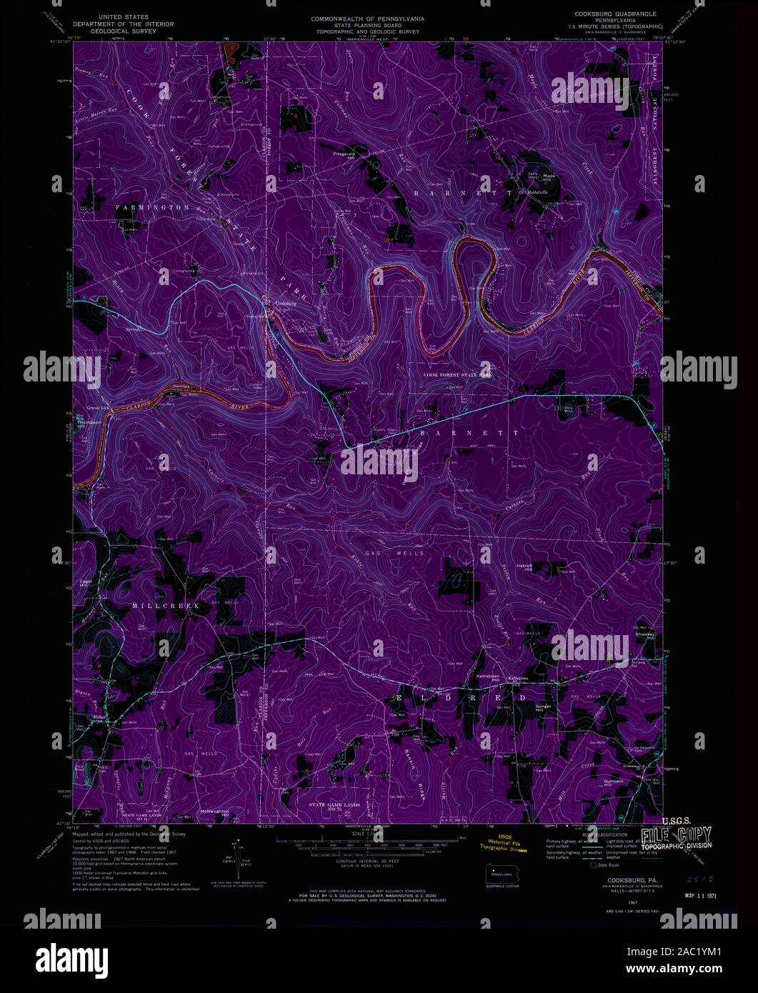 Map of cooksburg hi-res stock photography and images - Alamy