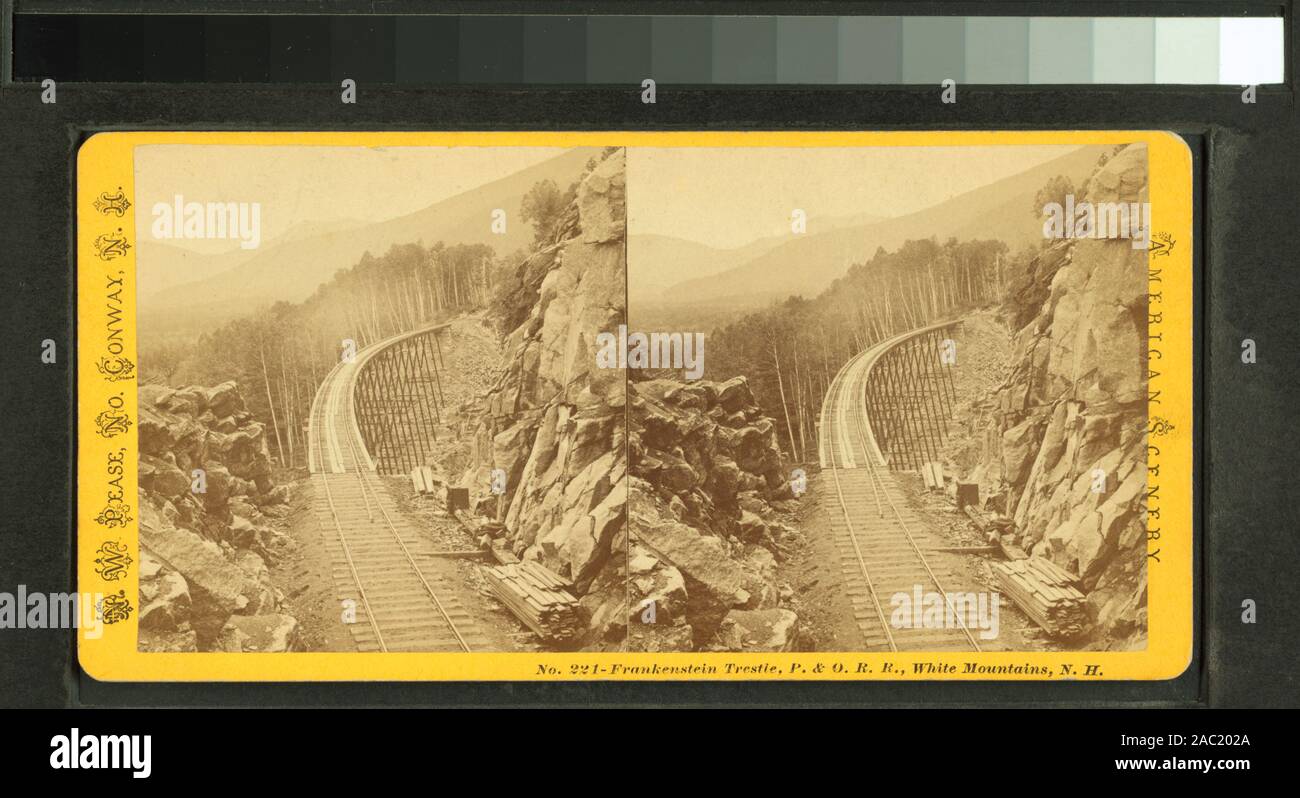 Frankenstein Trestle, P & ORR White Mountains, NH Frankenstein Trestle ...