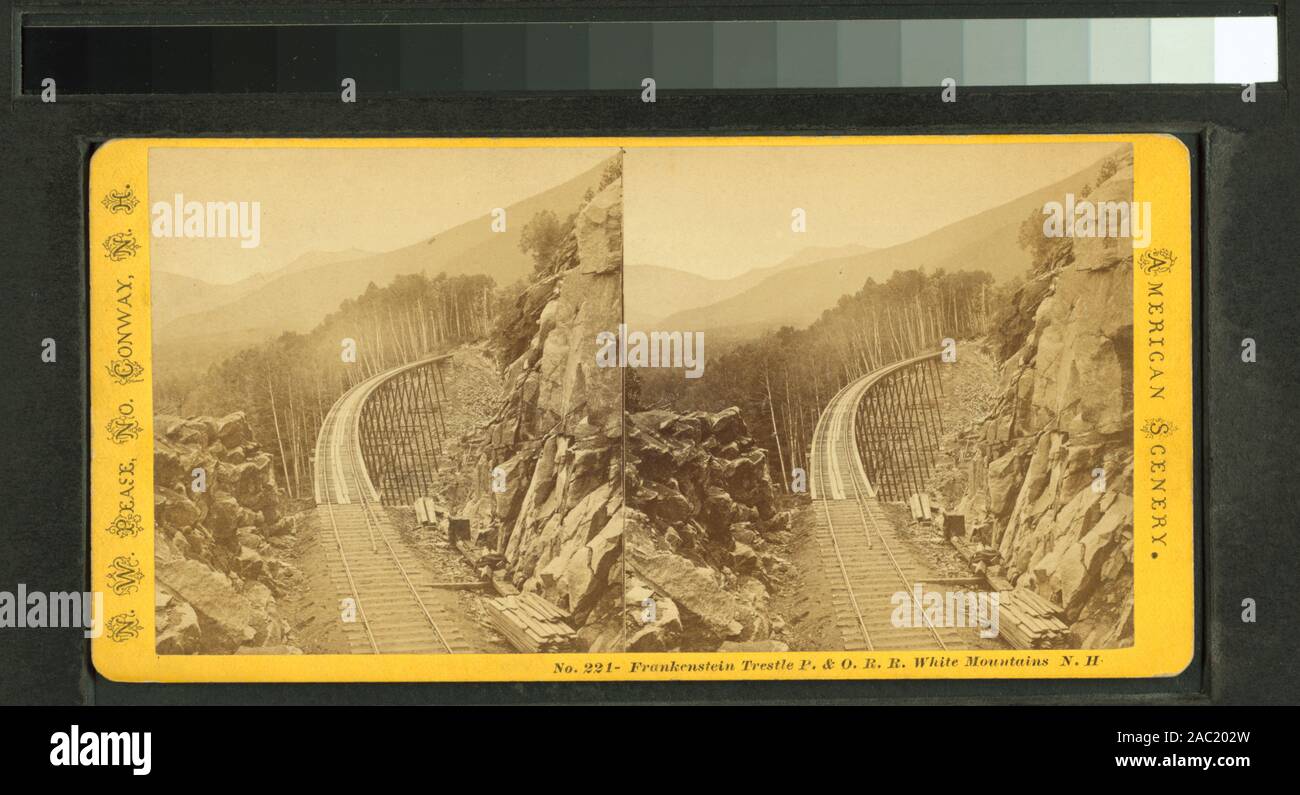 Frankenstein Trestle, P & ORR White Mountains, NH Frankenstein Trestle ...