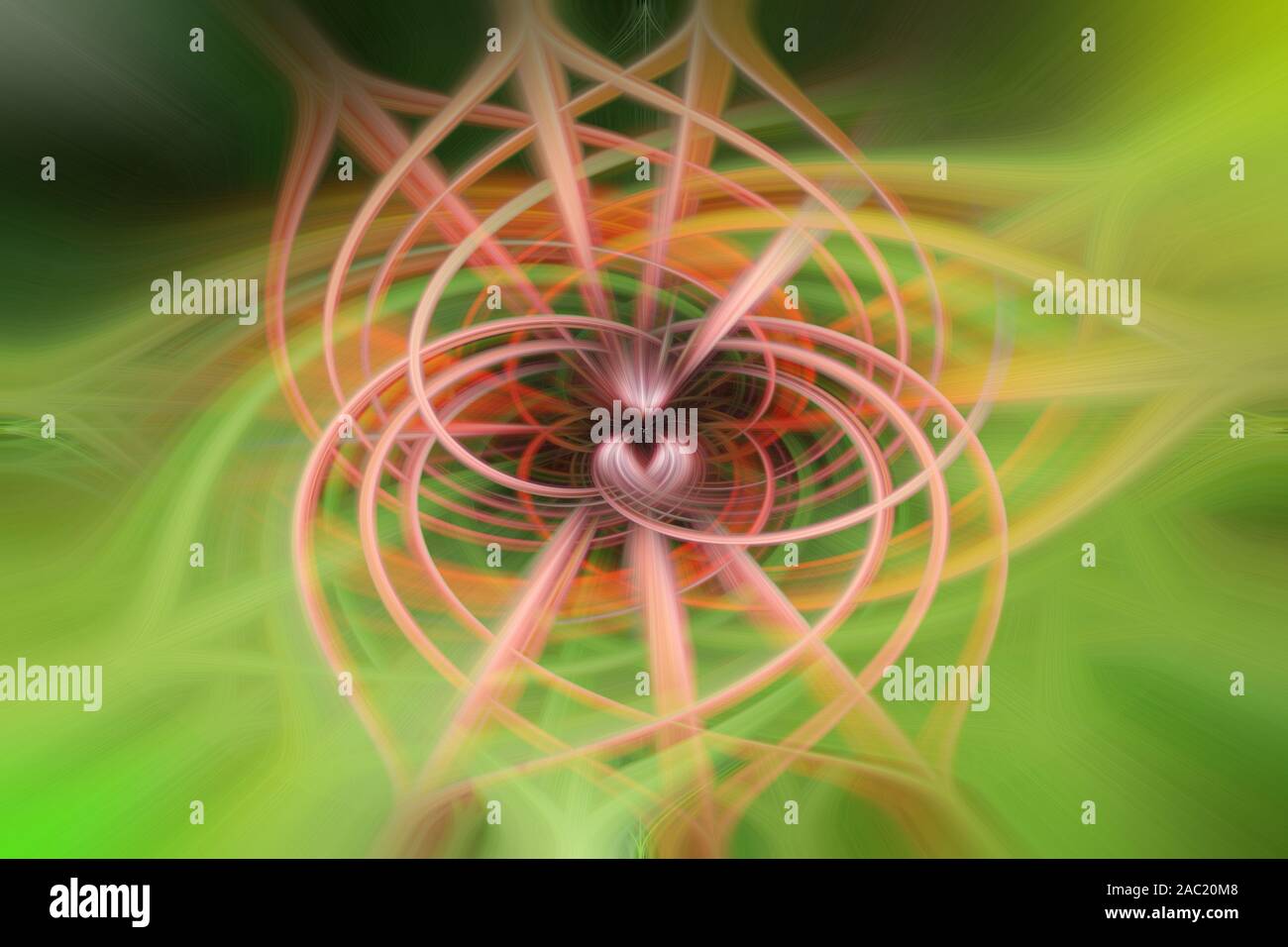 Beautiful revolving colors that develop from the center, abstract ...