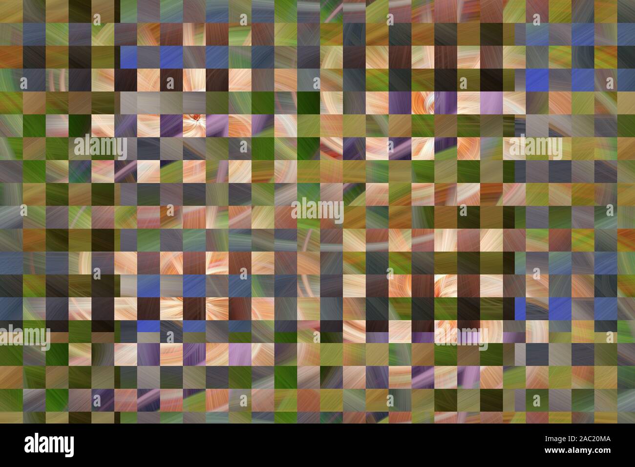 colorful abstract background divided into small colorful cubes Stock ...