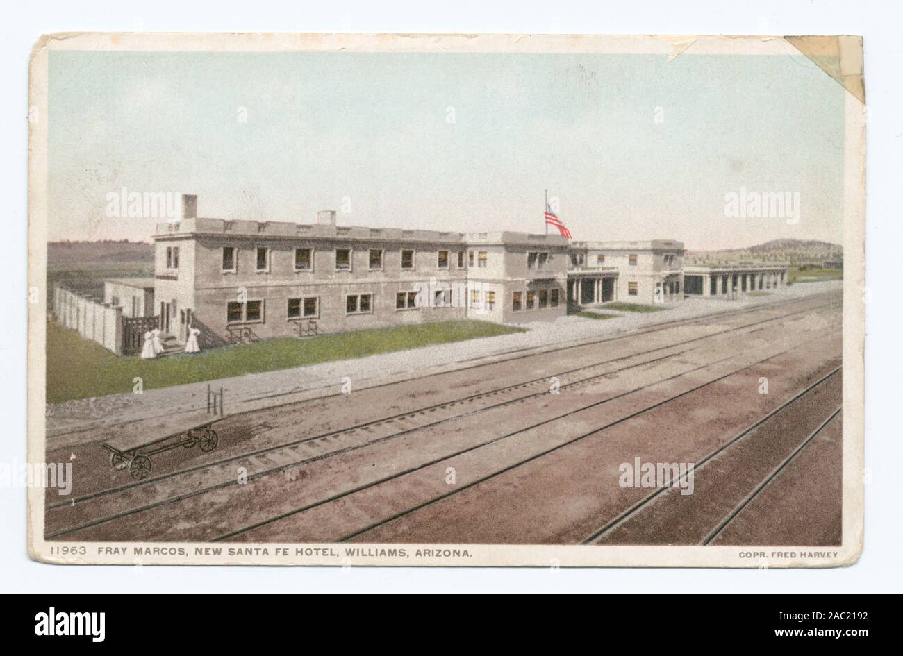 Fray Marcos, New Santa Fe Hotel, Williams, Ariz 1907-1908. First series ...