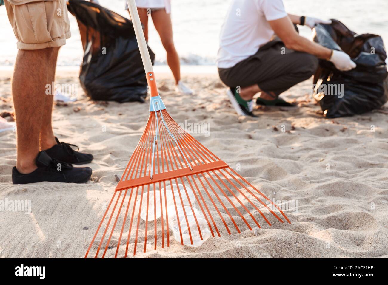 Beach Cleaning Rake High Resolution Stock Photography and Images - Alamy