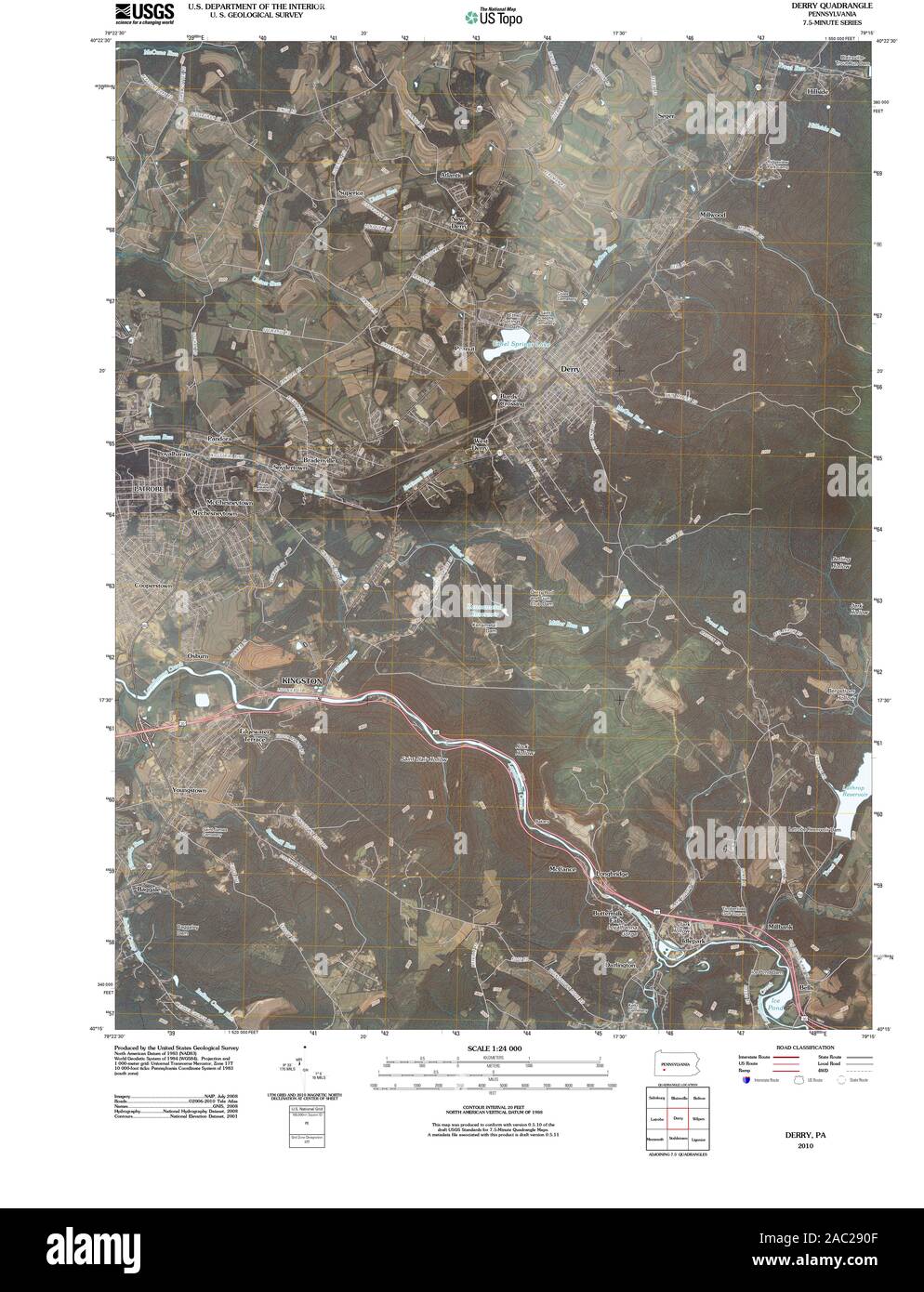Pennsylvania geological map Cut Out Stock Images & Pictures - Alamy