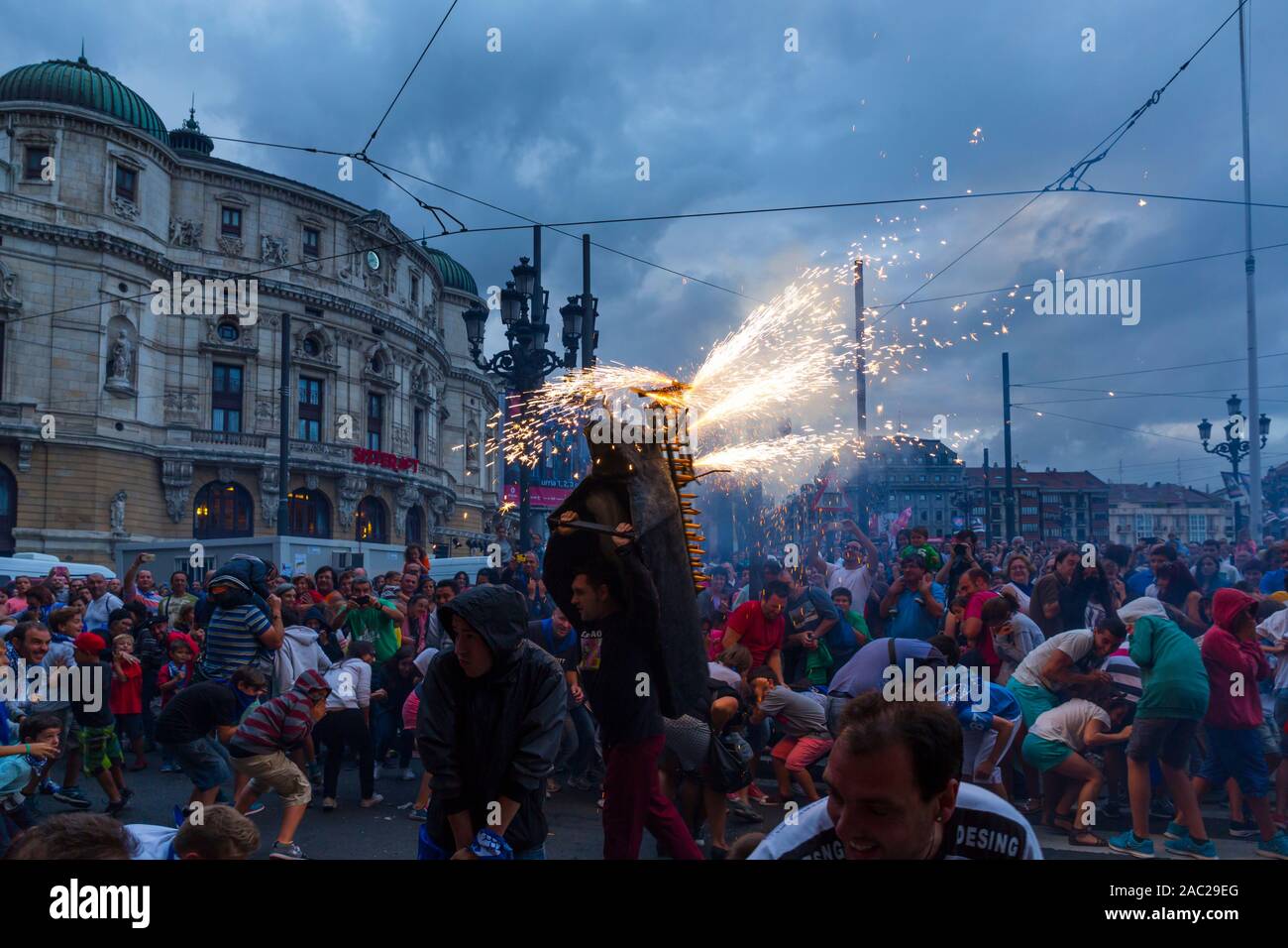 "Fire Bull", Aste Nagusia (English: Great Week) the main festival of ...