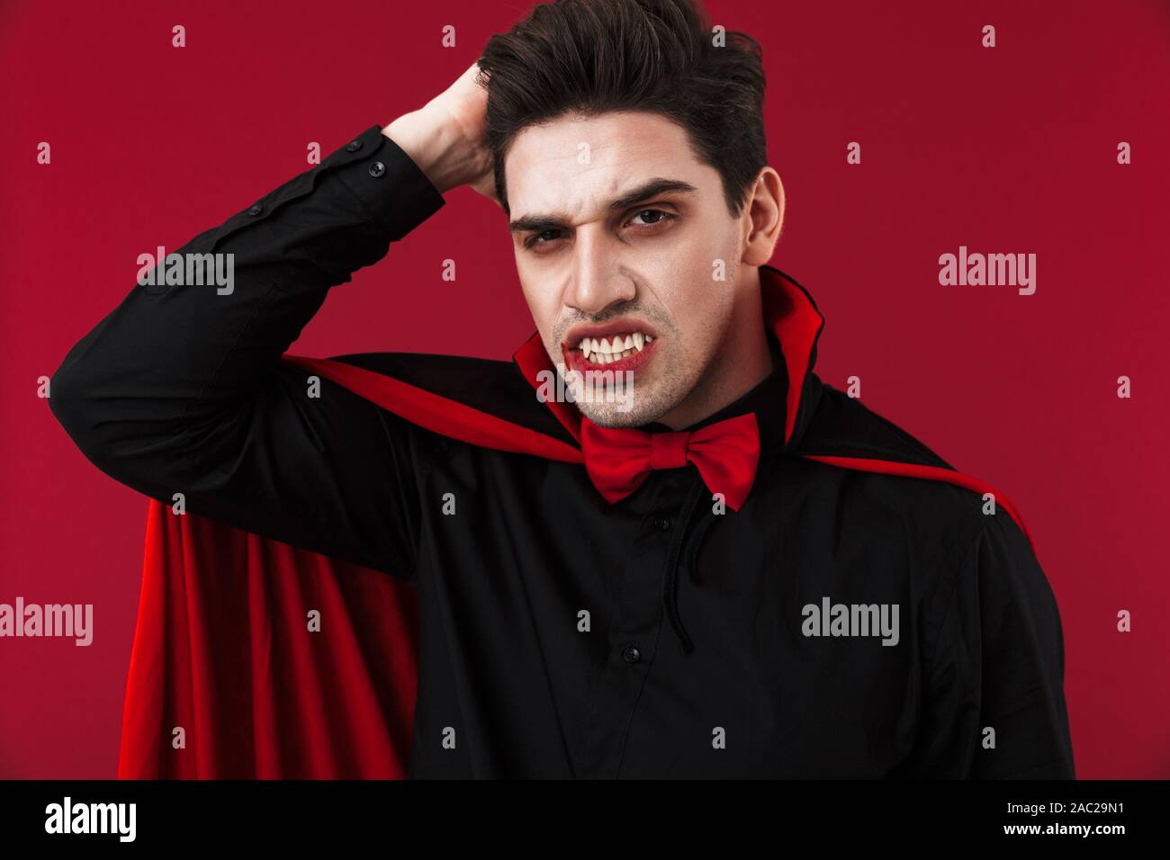 Handsome vampire man hi-res stock photography and images - Alamy