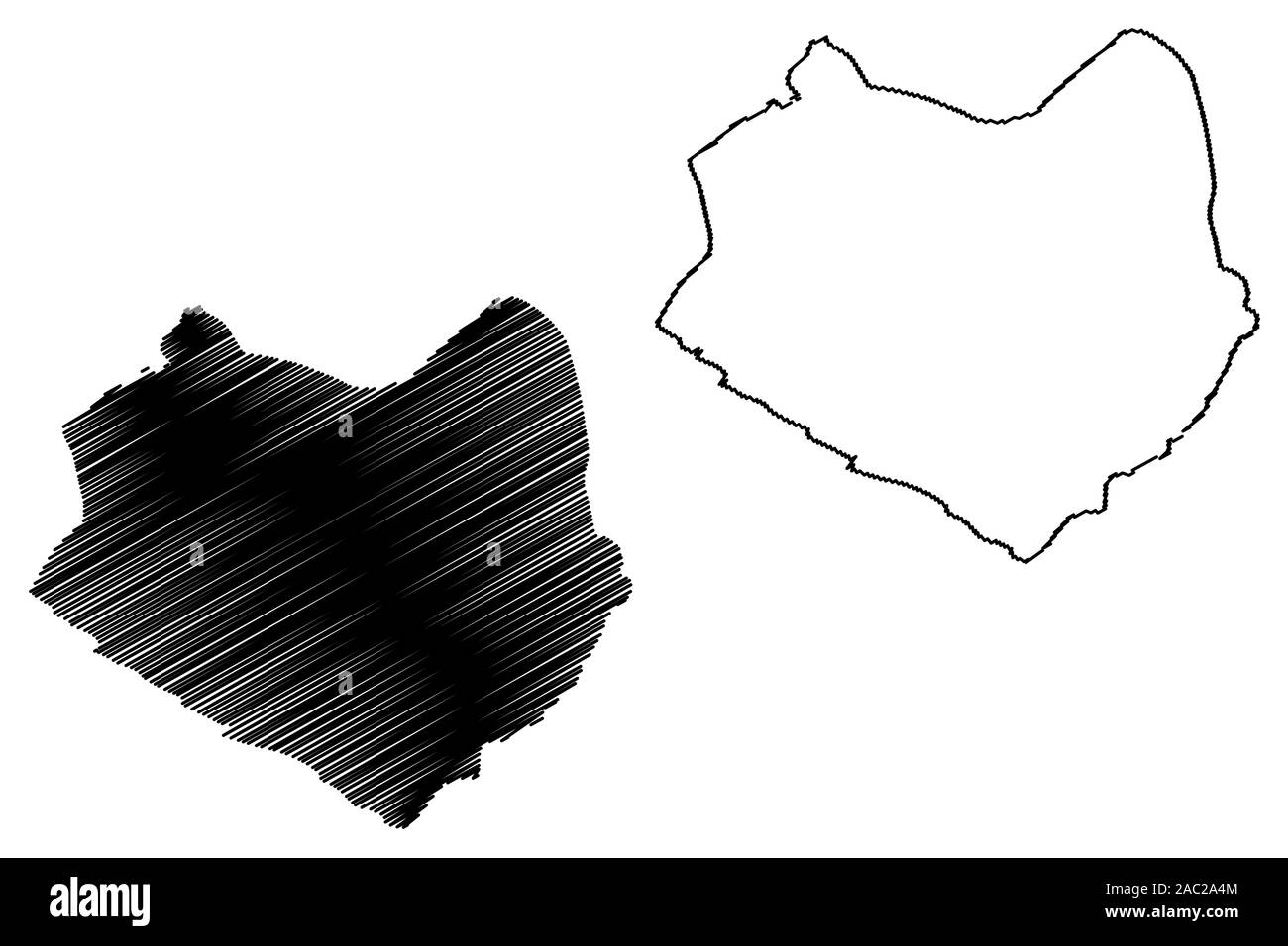 Sinoe County (Counties of Liberia, Republic of Liberia) map vector ...