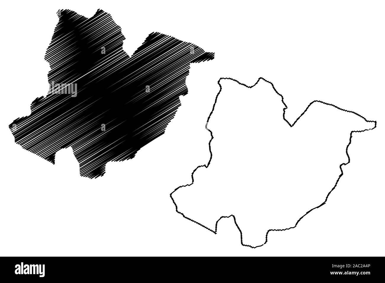 Bomi County (Counties of Liberia, Republic of Liberia) map vector ...